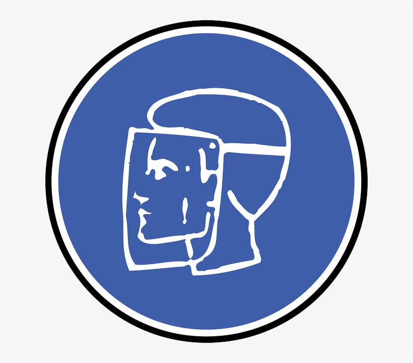 Face Protection, Safety, Work, Sign, Symbol, Icon - Personal Protective ...