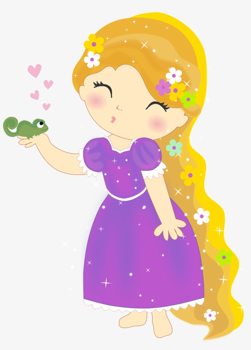 Rapunzel Clipart Little - Cute Clipart Rapunzel - 900x1213 PNG Download ...