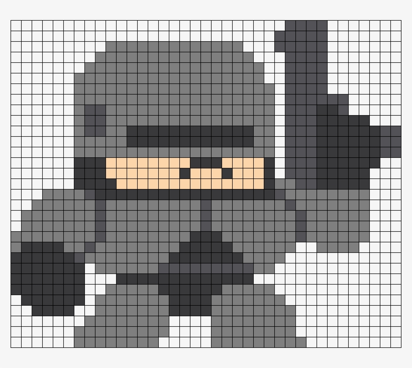 Robocop Perler Bead Pattern / Bead Sprite - Drawing - 778x652 PNG ...
