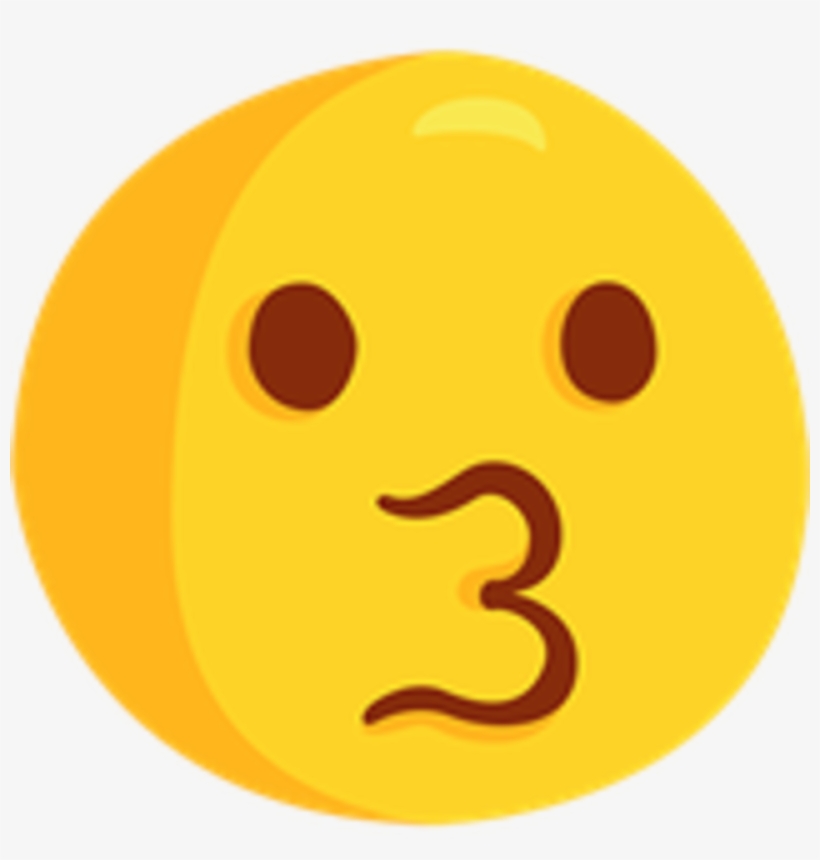 Facebook Kiss Smiley - 1000x1000 PNG Download - PNGkit