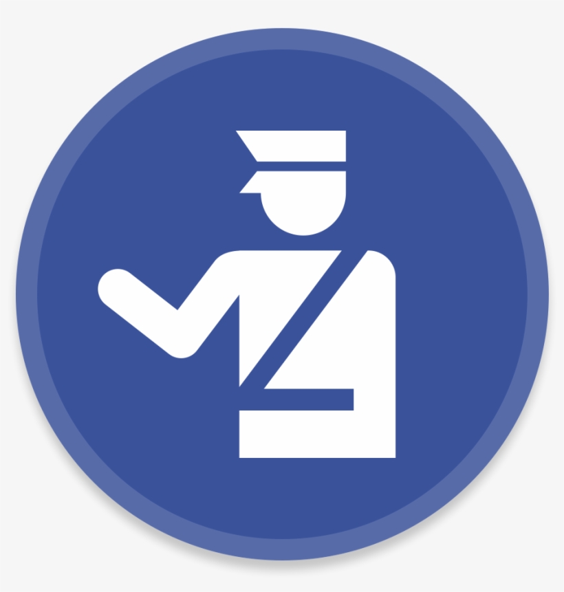 Police Icon - Airport Signs Passport Control - 1024x1024 PNG Download ...