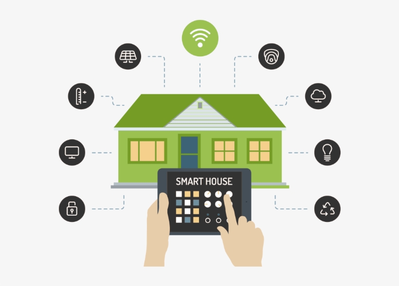 Download Transparent Smart Home - Smart House Automation System - PNGkit