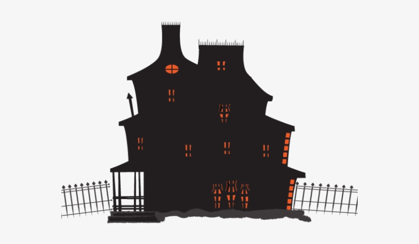 Whimsical Hallow Creepy House - House - 580x414 PNG Download - PNGkit