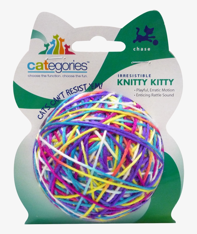 Picture - Categories Knitty Kitty 2 Pack - Yarn Ball Cat Toy ...