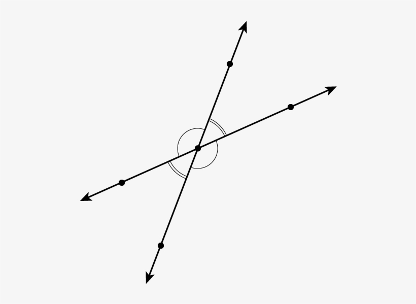Math Clip Art Vertical Angles Unlabeled - Vertical Angles With ...