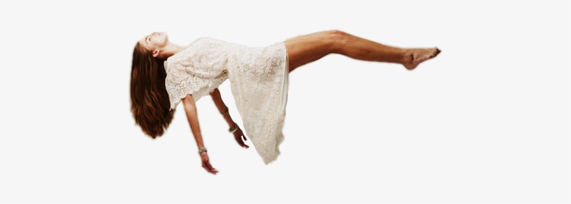 Report Abuse - Woman Levitating Png - 579x333 PNG Download - PNGkit