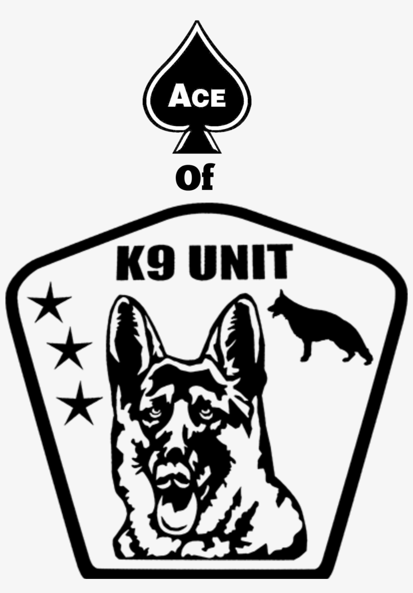 Police Dog Decal 3 - German Shepherd Dog Fun Car Sticker Graphic Decal ...