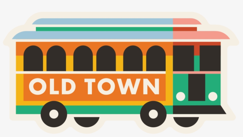 Download Transparent Old Town Sticker - School Bus - PNGkit