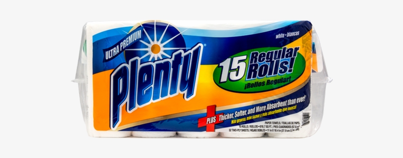 Plenty® Paper Towels - First Quality Consumer Product 2924382 2-ply ...