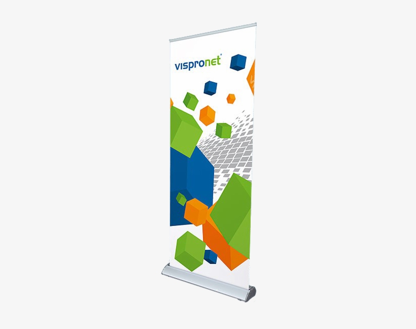 Roll Up Deluxe - Roll Up Banner On A Transparent Background - 600x600 ...