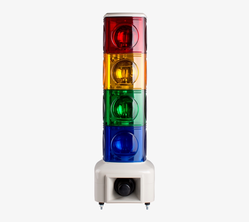 Rotating Tower Light, 140mm Color 4 Stack, 100db & - Yellow - 800x800 ...