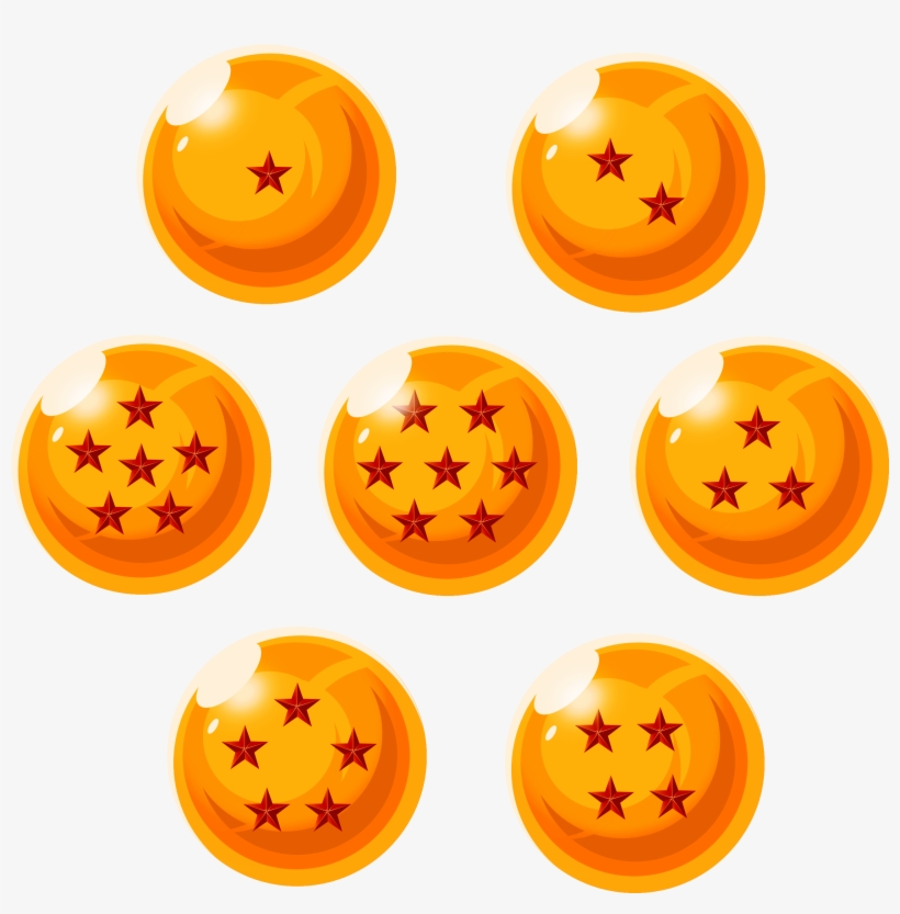 Figura Bolas De Dragon Dragon Ball - Imágenes Png Dragon Ball ...