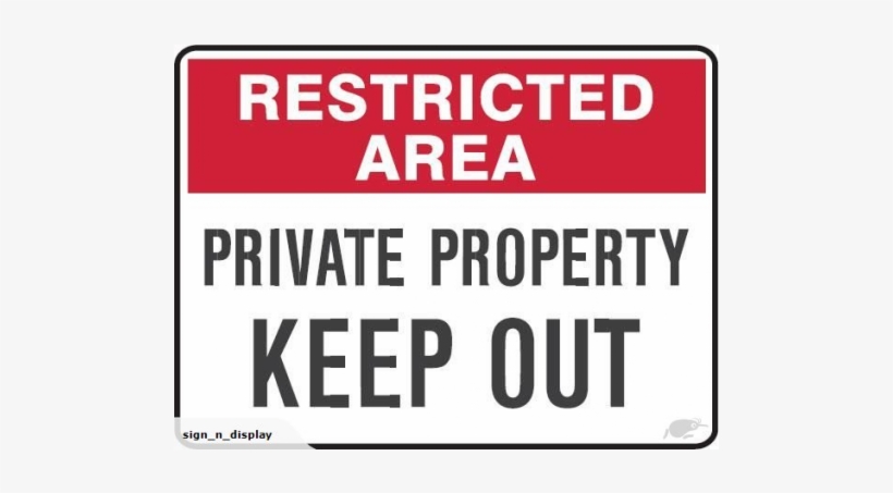 Download Transparent Restricted Area No Trespassing - PNGkit