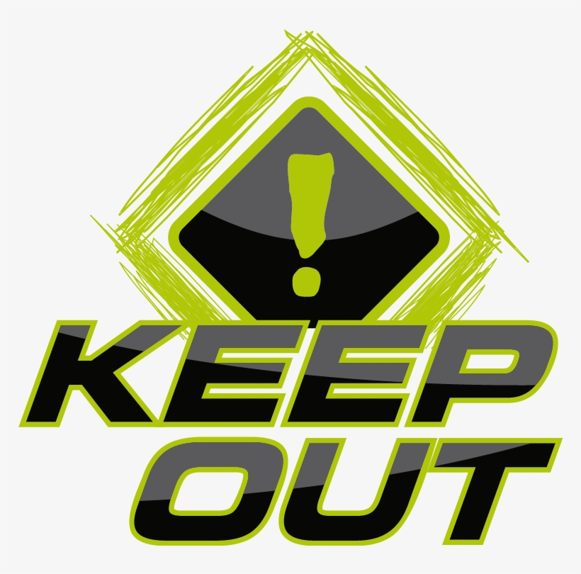 Keep Out Gaming - Graphic Design - 2919x1023 PNG Download - PNGkit