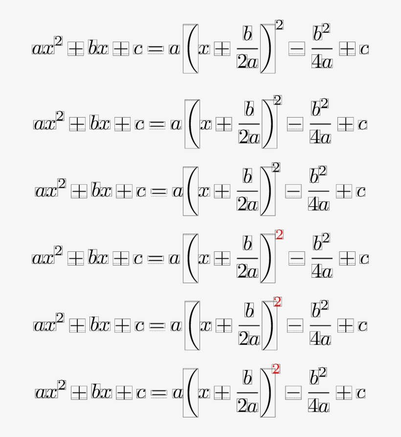 You Can Clearly See How The Boxes Of The Parenthesis - Exponent ...