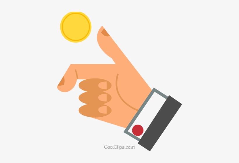 Coin Toss Royalty Free Vector Clip Art Illustration - Coin Toss Free ...