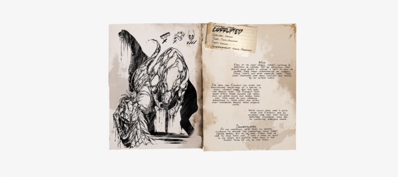 Dossier Empty Dossier Corrupted Dinos - Ark: Survival Evolved - 450x299 ...