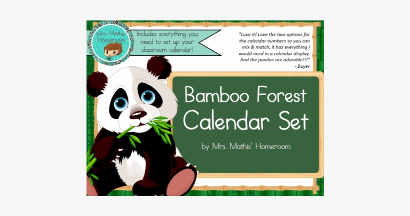 Download Transparent Bamboo Forest Class Calendar Essentials - Stickers ...