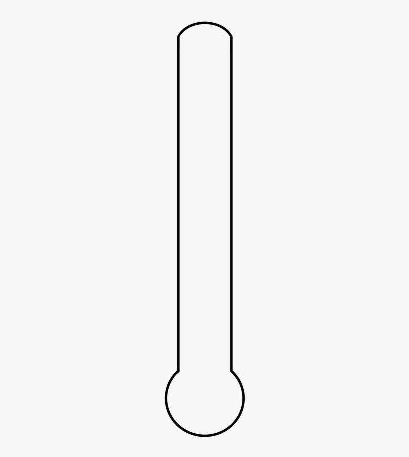 Thermometer Outline - Clipart Library - Pietcard - 460x889 PNG Download ...
