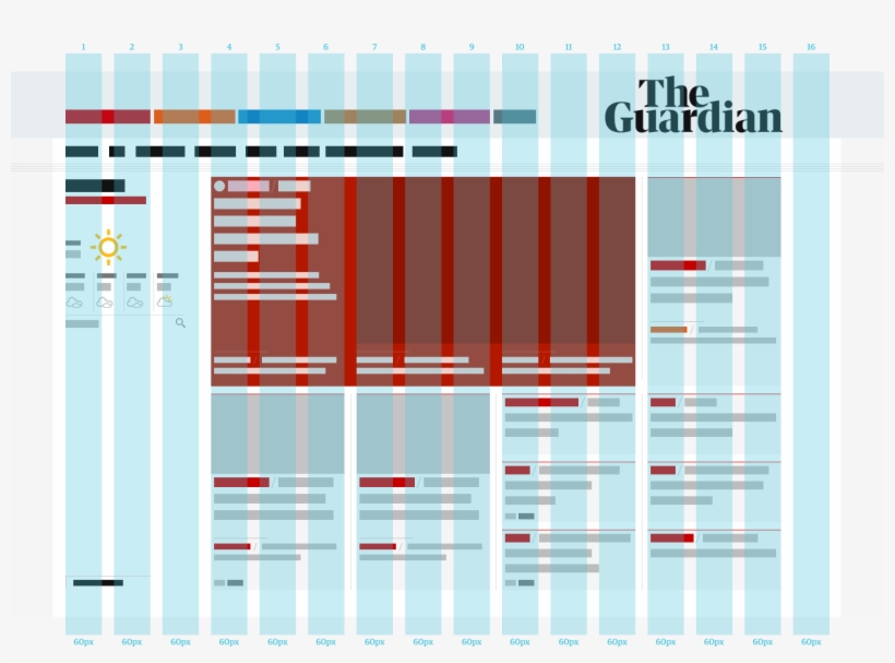 Grids & Spacing The Desktop Grid Is Based On Columns - Diagram ...