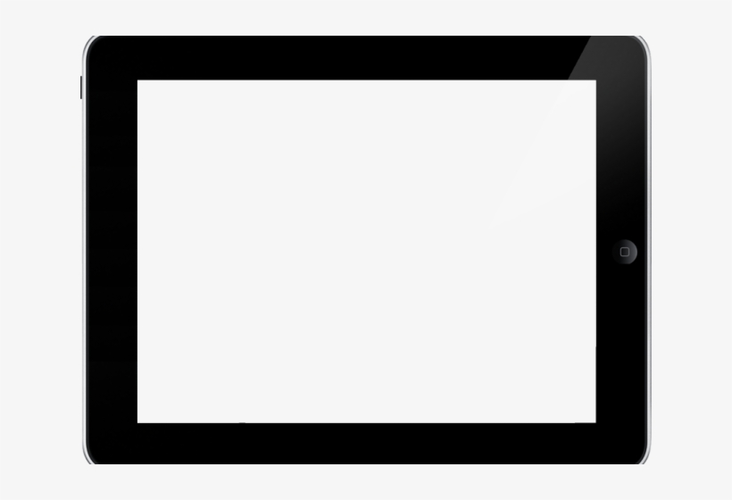 Ipad Clipart Png Landscape - White Box With Black Outline - 640x480 PNG ...
