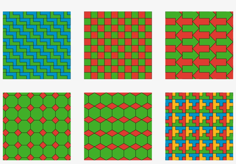 Six Squares With Patterns - Coquelicot - 2500x1617 PNG Download - PNGkit
