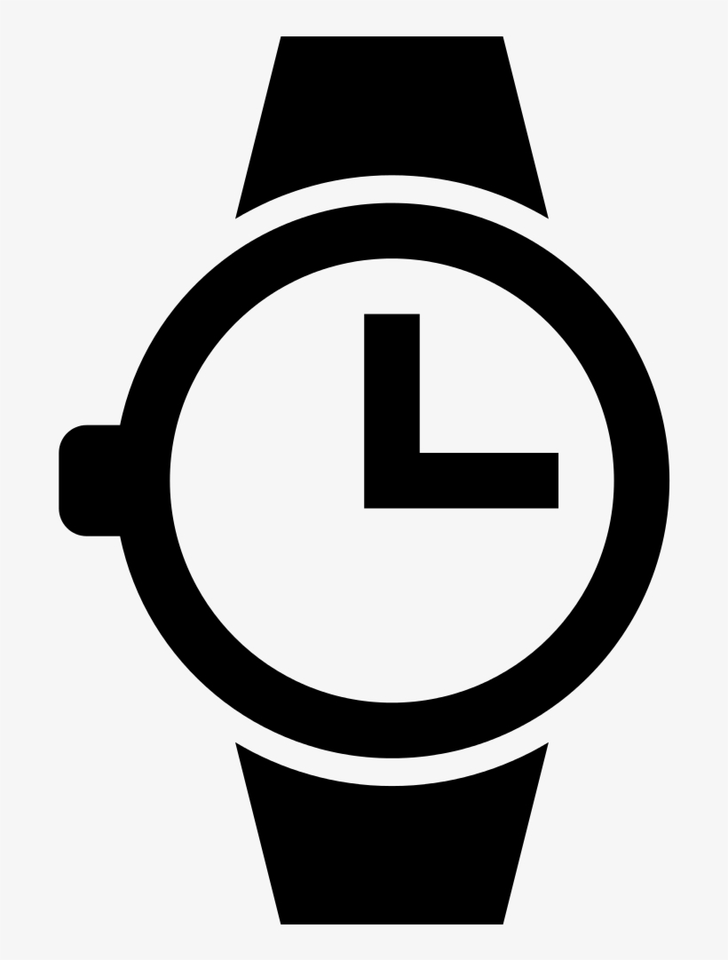 Simpleicons Business Wristwatch Of Circular Shape Clock - Icon Of Watch ...