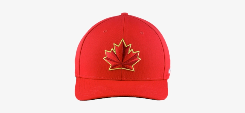 Team Canada Iihf 2018 Olympic Red Swoosh Flex Hat - Baseball Cap ...