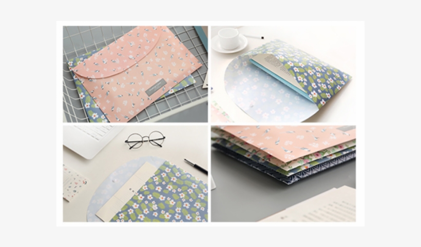 A4 File Folders Florals Script Scrapbooking Paper Crafts - File Folder ...