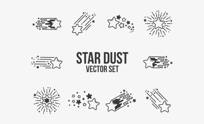 Star Dust Icons Vector - Icon - 669x490 PNG Download - PNGkit
