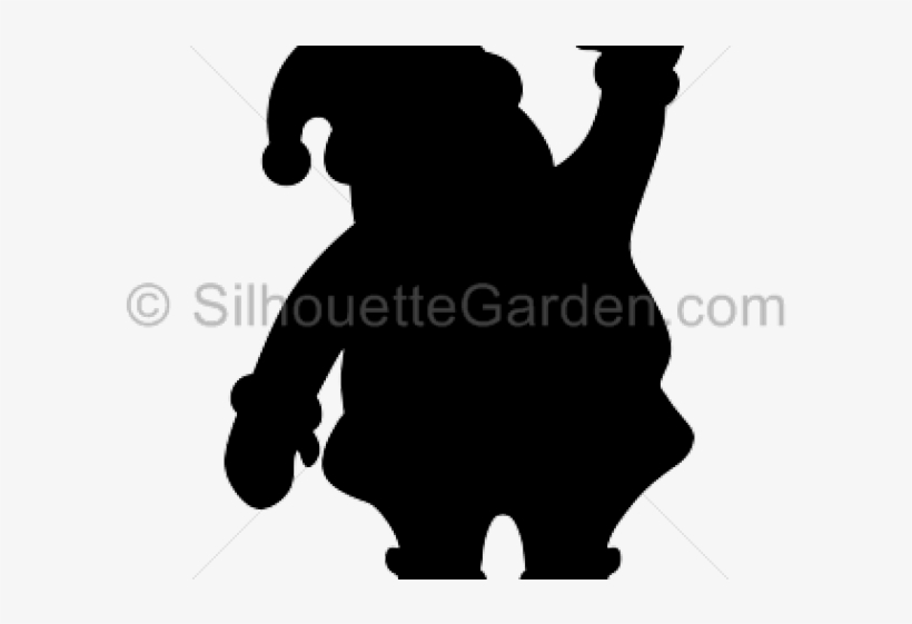 Santa Claus Clipart Silhouette - Santa S Shadow - 640x480 PNG Download ...