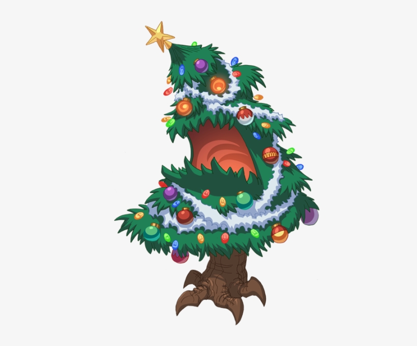 A Christmas Tree Monster - Pine Tree Monster - 468x650 PNG Download ...