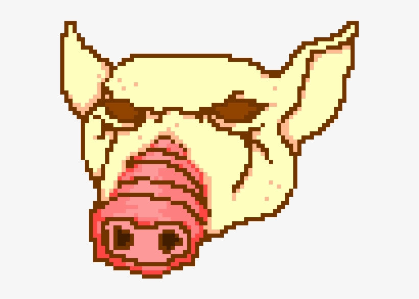 Animal - Pig - Masque Hotline Miami Rat - 373x322 PNG Download - PNGkit