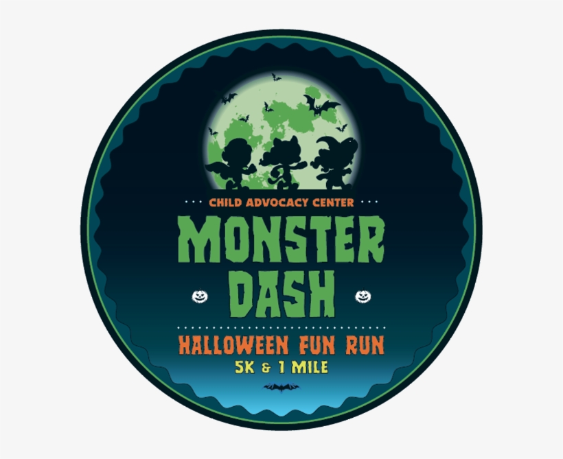 Monster Dash Fun Run 5k/1 Mile - Child - 600x597 PNG Download - PNGkit
