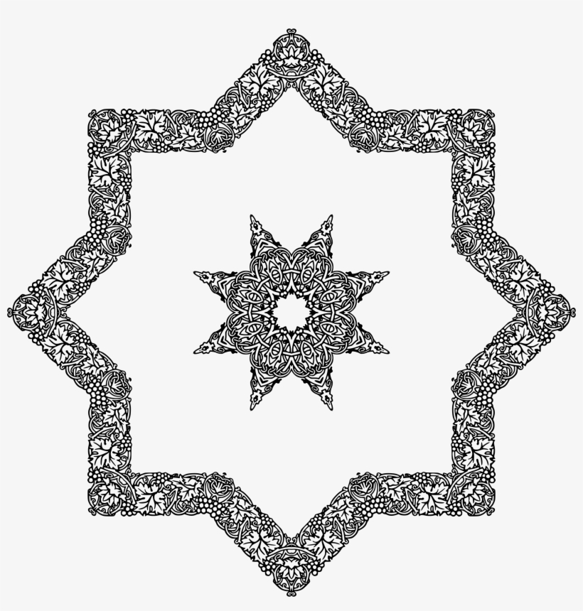 Big Image - Islamic Star Pattern - 2286x2286 PNG Download - PNGkit