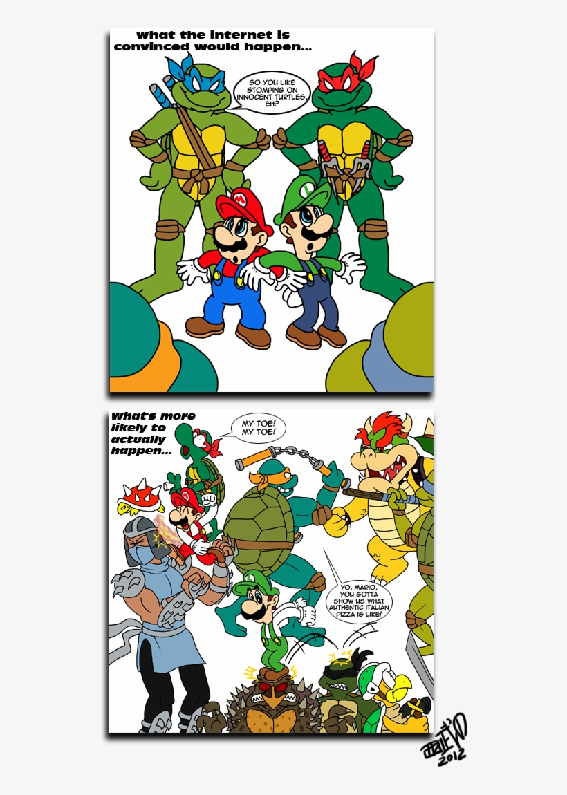 Neoteric Design Inspiration Tmnt Clipart Ninja Turtles - Mario Series ...