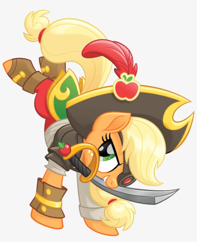 Mlp The Movie Pirate Applejack Official Artwork - My Little Pony ...