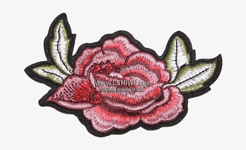 Stock Rose Embroidery Patch - Embroidery - 780x780 PNG Download - PNGkit