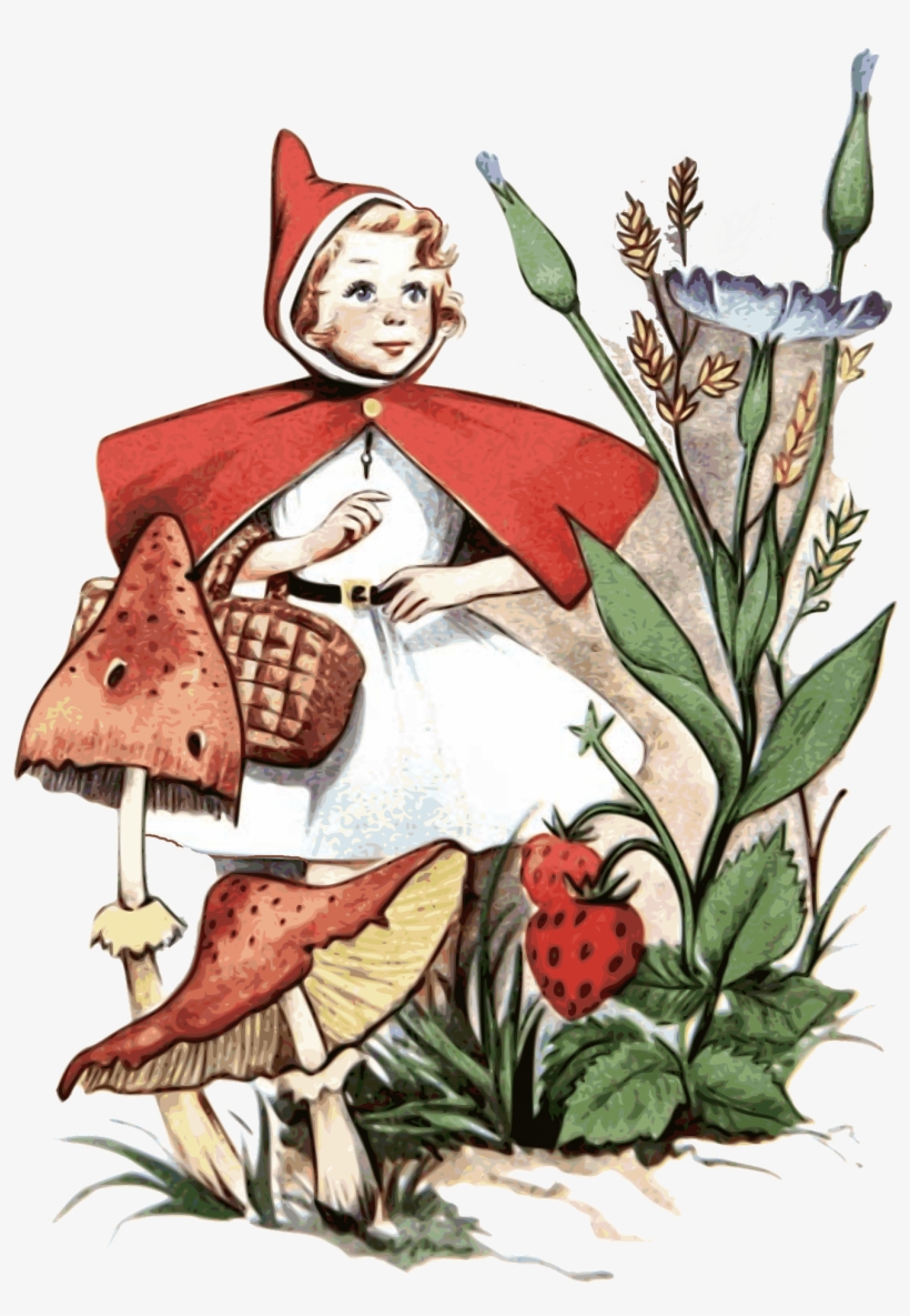 Little Red Riding Hood Cute Transparent - 1419x1920 PNG Download - PNGkit