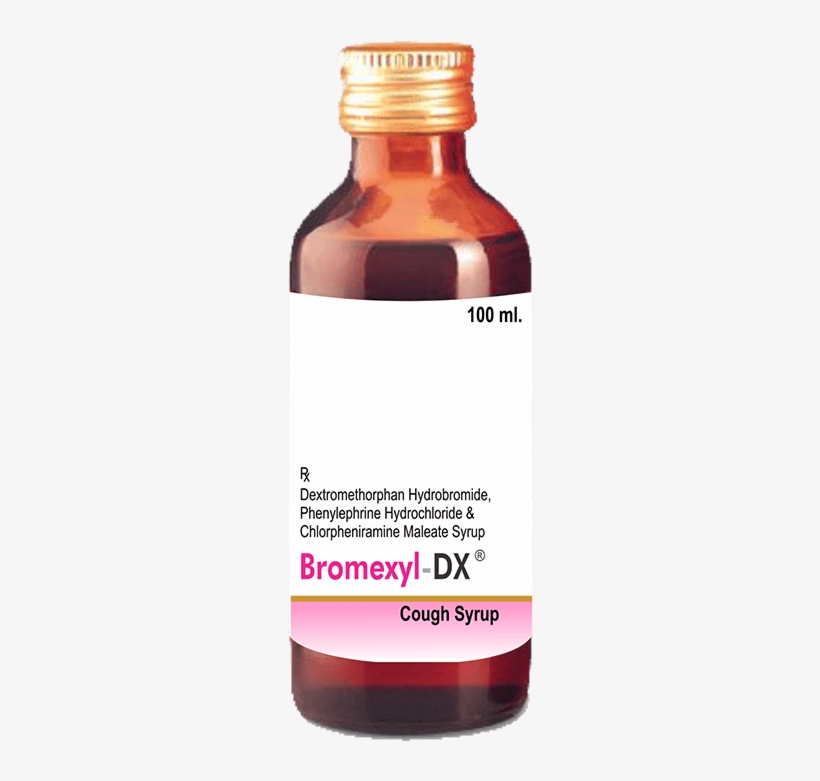Bromexyl-dx - Best Cough Syrup In India - 800x800 PNG Download - PNGkit