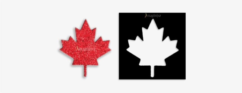 Maple Leaf Stencil - Maple Leaf Face Paint - 458x458 PNG Download - PNGkit