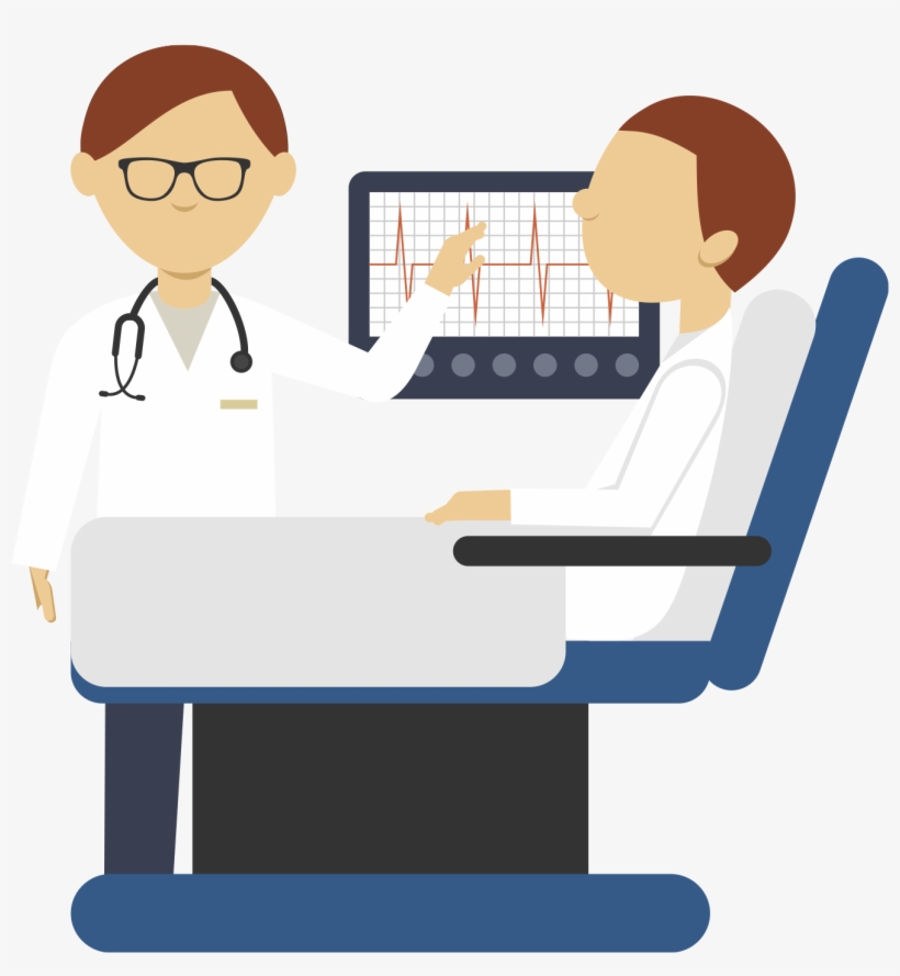 Paciente Y Médico En Pantalla Con Resultados - Physician - 1500x1500 ...