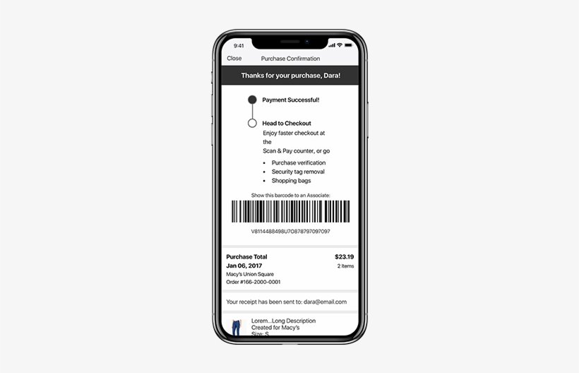 Check Out Faster With Scan & Pay - Iphone X Apple Wallet - 400x447 PNG ...