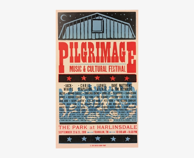 Download Transparent 2018 Hatch Print Poster - Pilgrimage Music ...