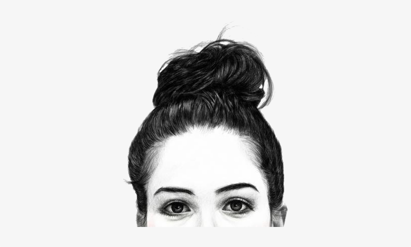 Tumblr Hair Bun Drawing