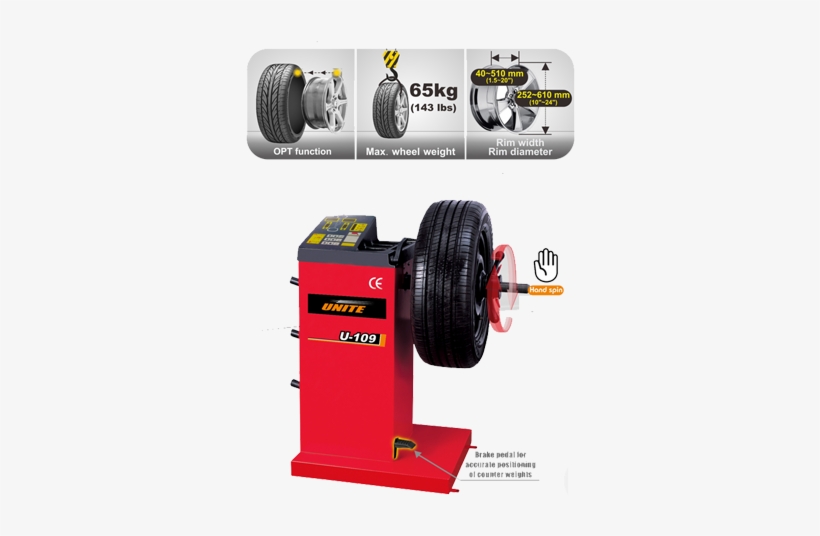 Download Transparent Wheel Balancer U-109 Tire Balancer, Wheel ...