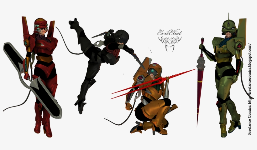 3 The Plugsuit Classic Of Asuka Langley From The Anime - Plug Suit ...