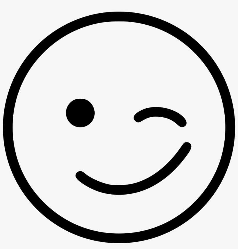 Wink Svg Png Icon Free Download - Icone Clin D Oeil - 980x980 PNG ...