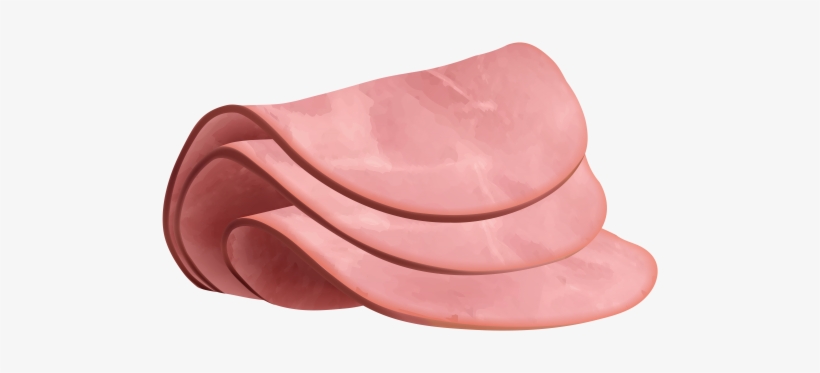 Sliced Ham Png Clip Art - Clip Art - 500x293 PNG Download - PNGkit