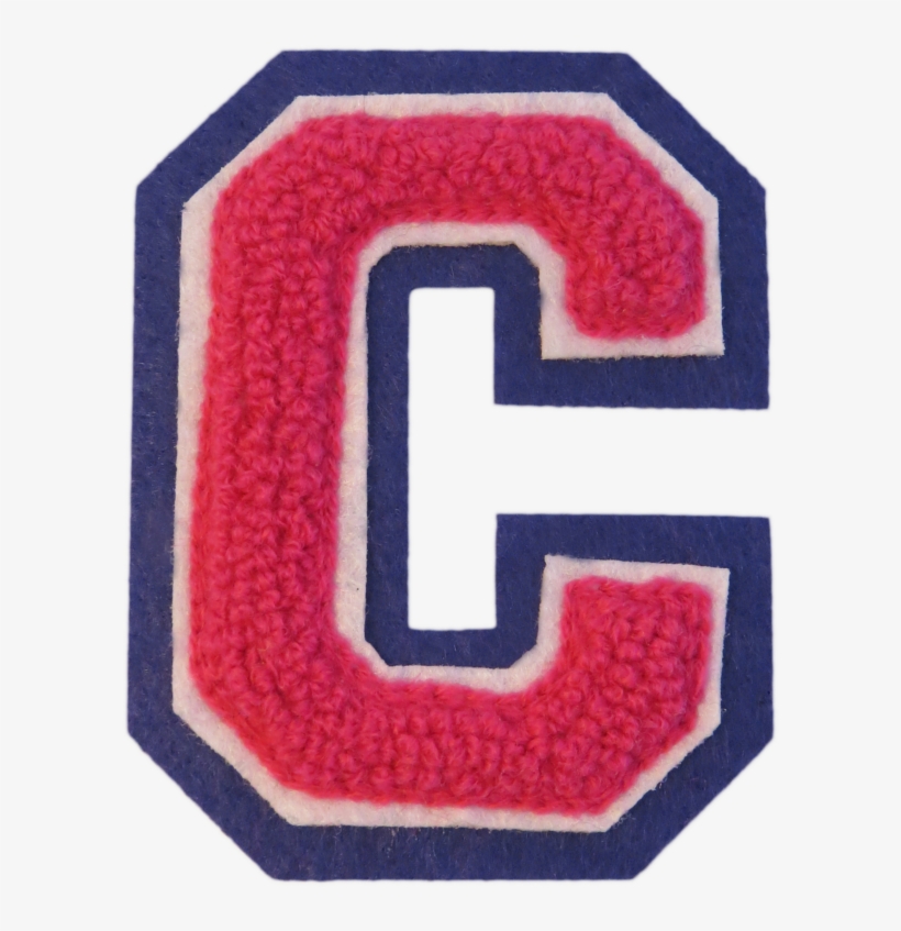 Machine Embroidered Varsity Letter C - Letter C Patch Png - 848x1200 ...